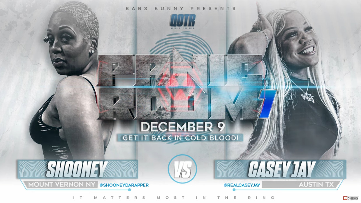 Shooney vs. Casey Jay Announced for QOTR's Panic Room 7 | VerseTracker