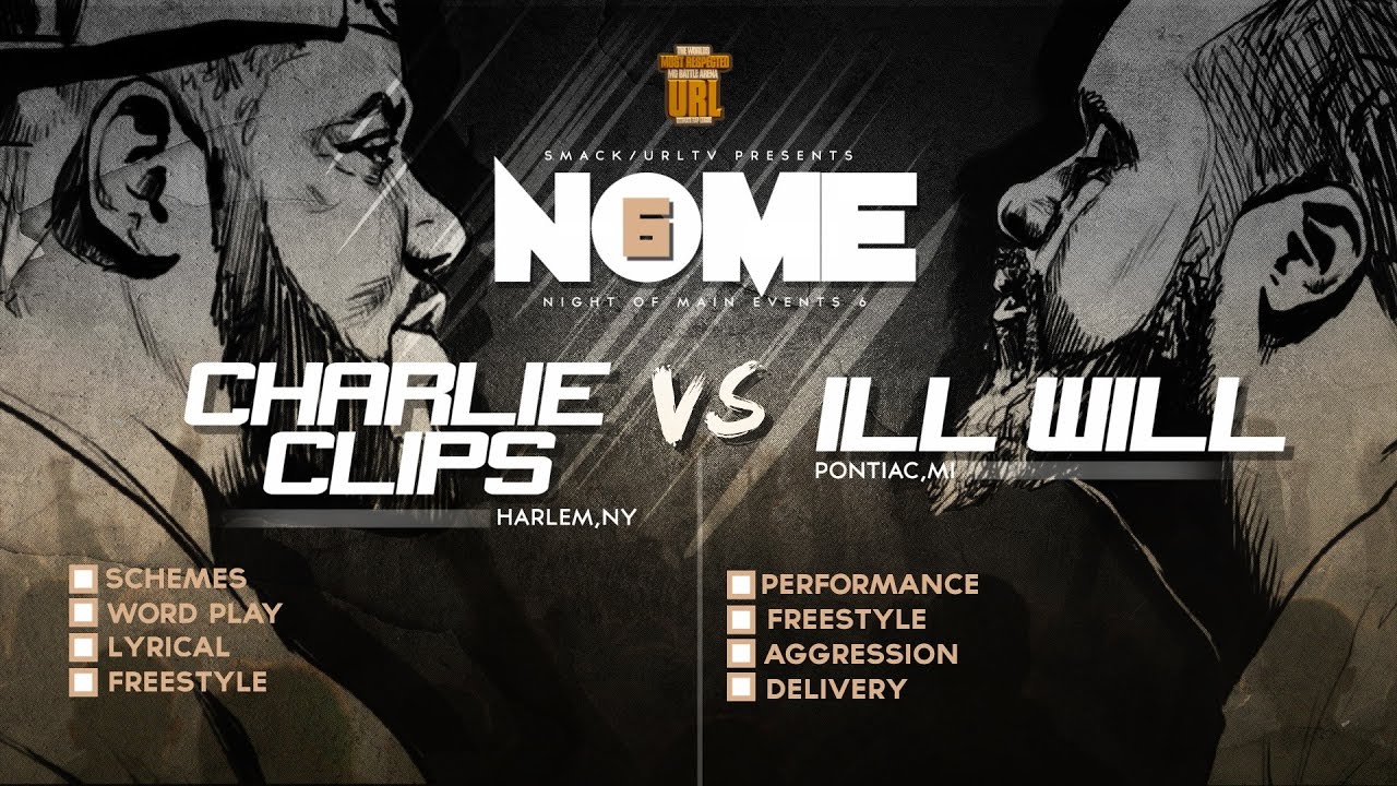 Charlie Clips vs. Ill Will | URL: Ultimate Rap League | VerseTracker