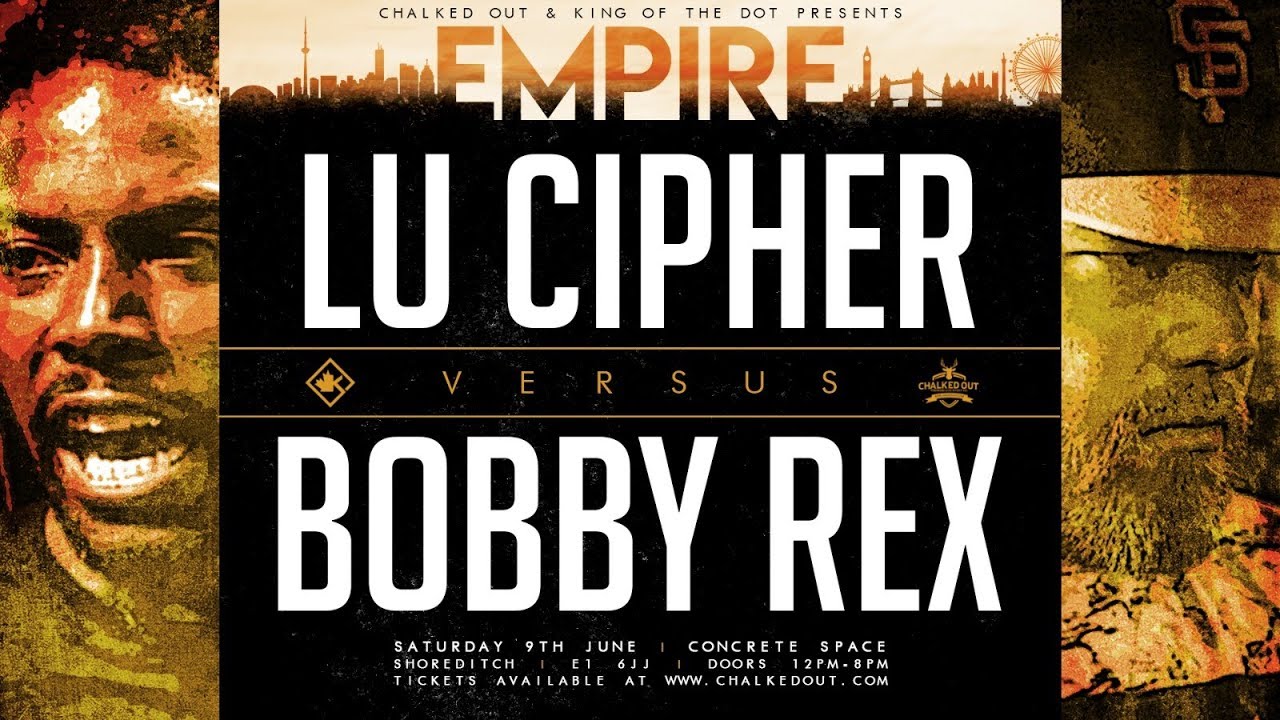 Bobby Rex vs. Lu Cipher | KOTD: King of the Dot, Chalked Out | VerseTracker