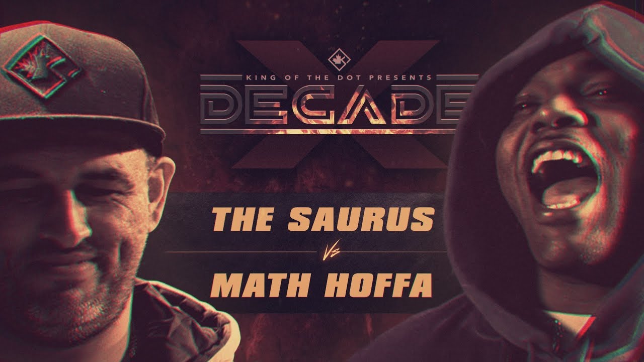 Math Hoffa vs. The Saurus | KOTD: King of the Dot | VerseTracker