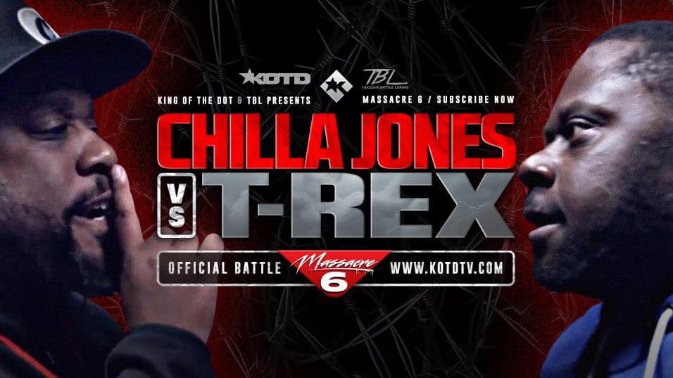 T-Rex vs. Chilla Jones | KOTD: King of the Dot | VerseTracker