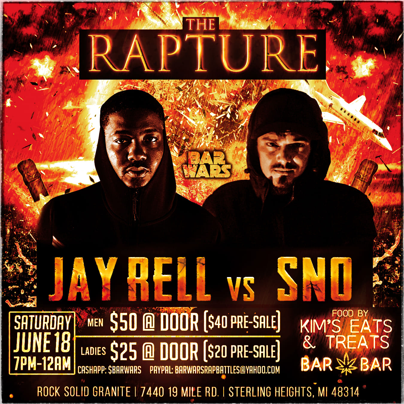 The Rapture (Bar Wars) - Bar Wars | Battle Rap Event | VerseTracker
