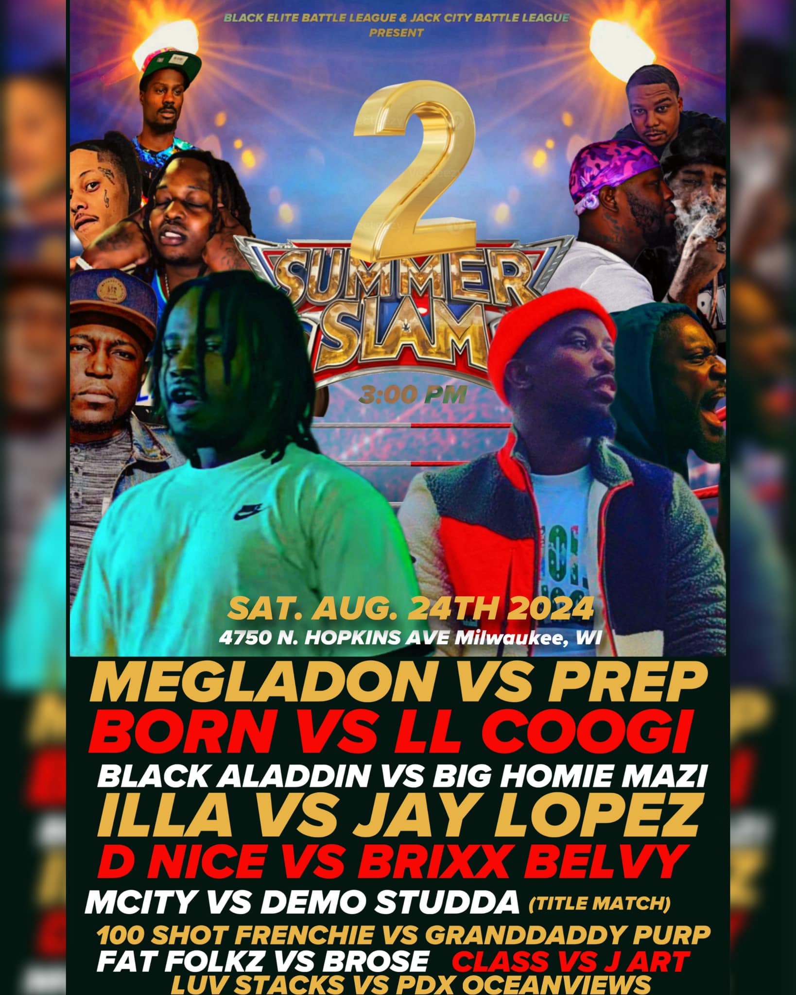 Summer Slam 2 - Black Elite Battle League | Battle Rap Event | VerseTracker