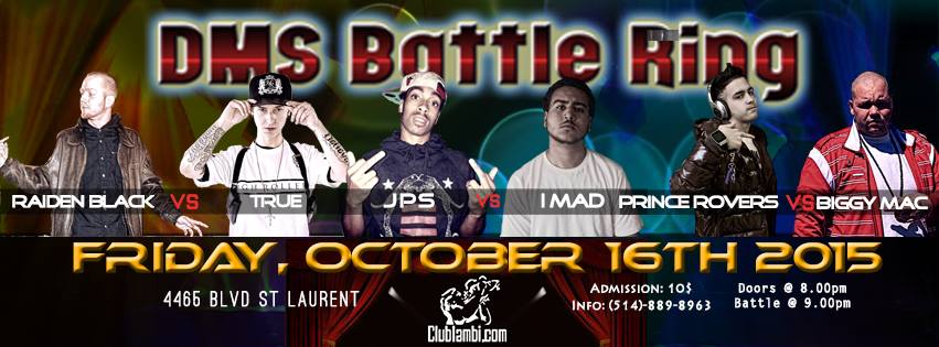 DMS Battle Ring 12 - DMS Battle Ring | Battle Rap Event | VerseTracker