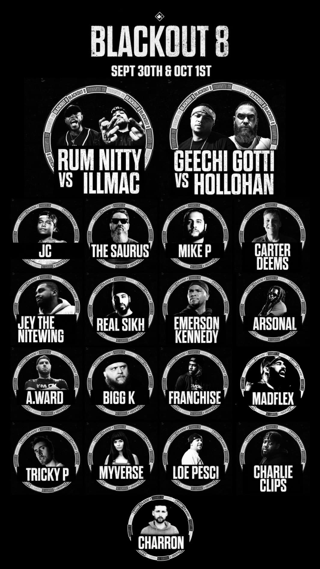 Blackout 8 - KOTD: King of the Dot | Battle Rap Event | VerseTracker