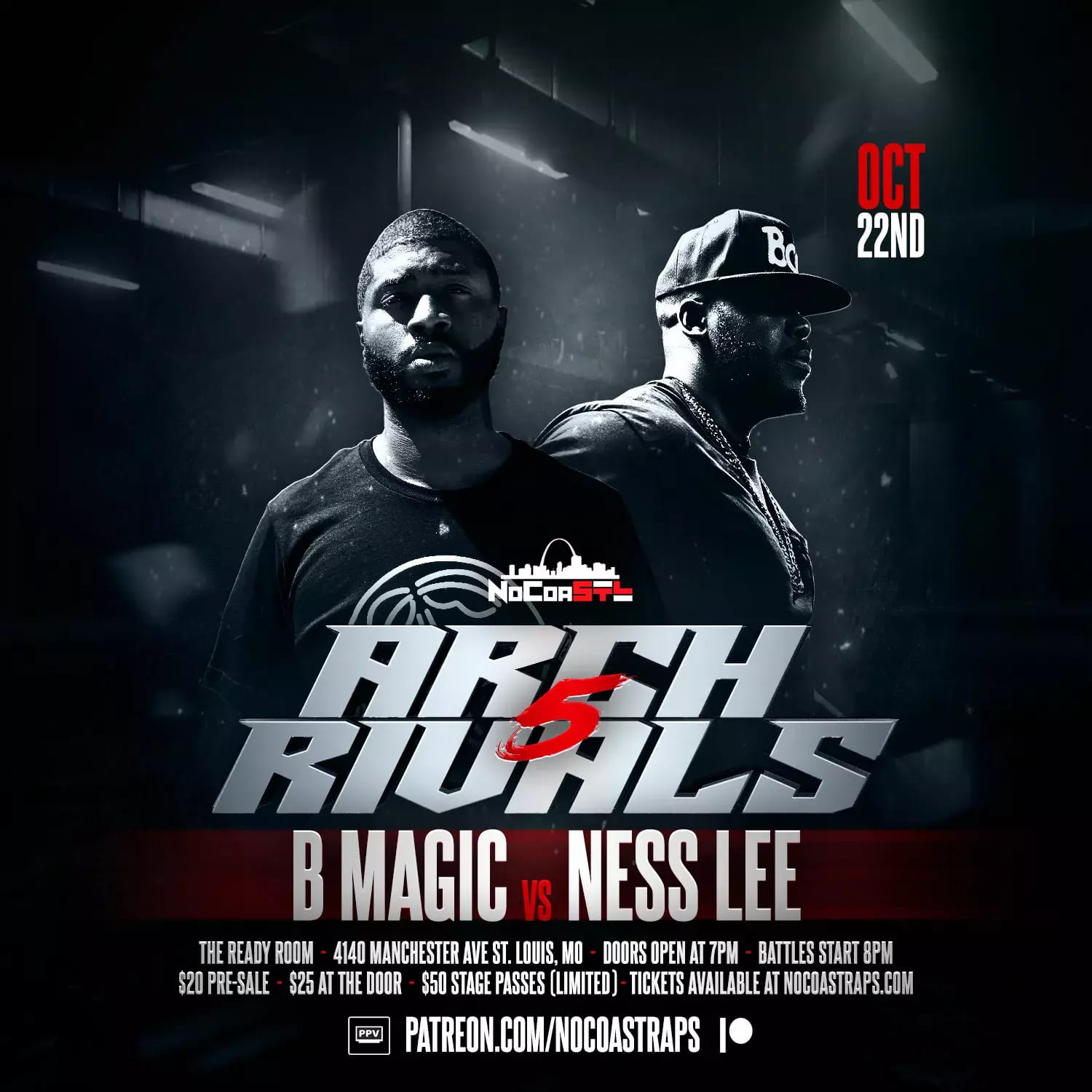 Arch Rivals 5 - No Coast Raps | Battle Rap Event | VerseTracker