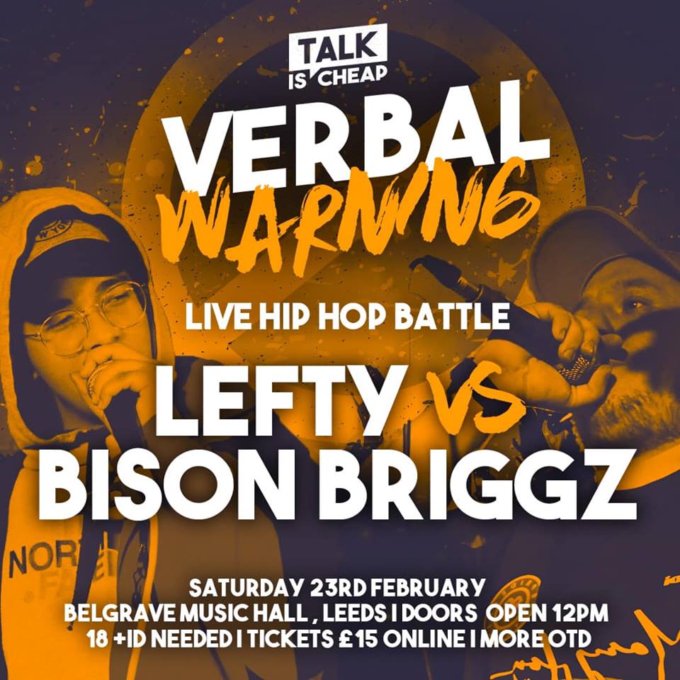 Verbal Warning - Talk is Cheap Entertainment | Battle Rap Event ...