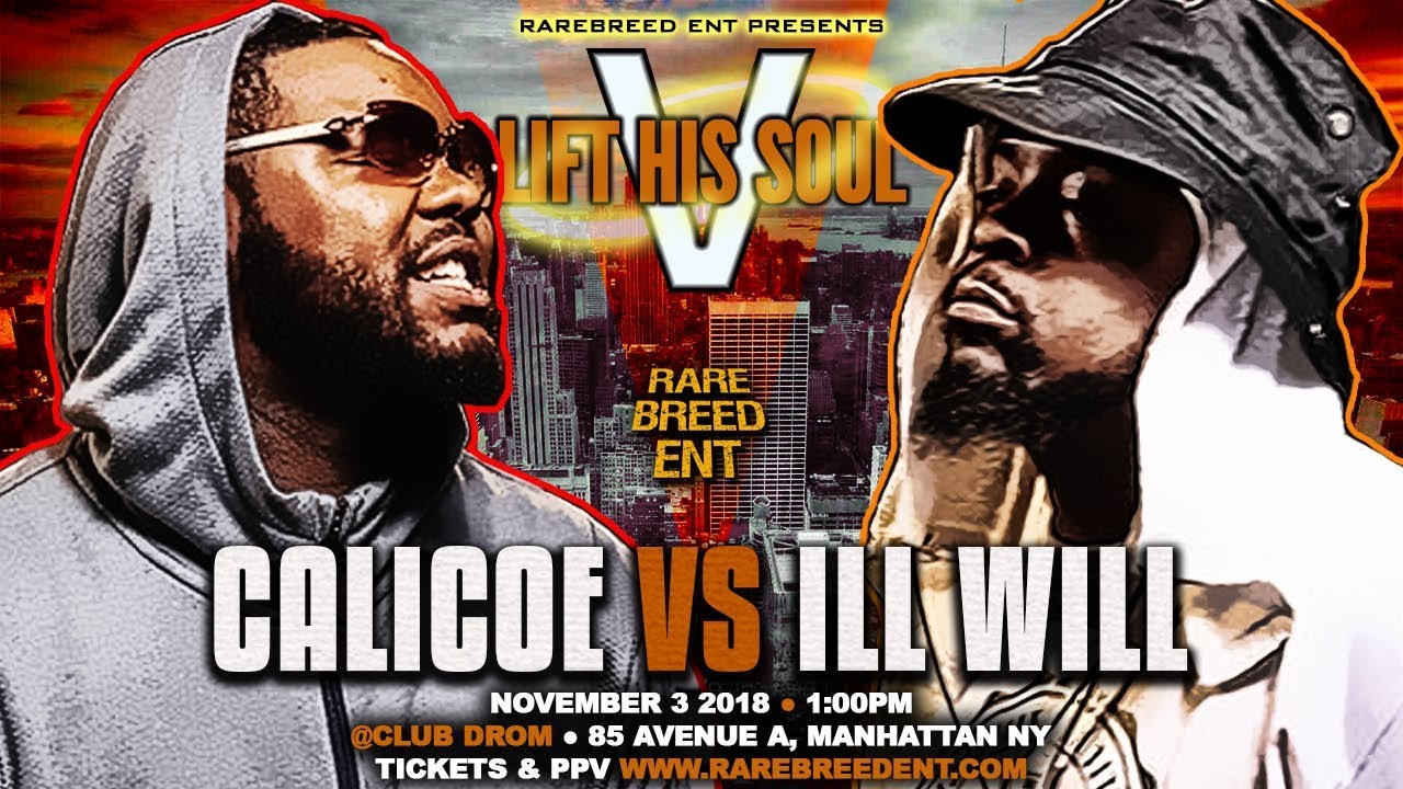 Calicoe vs. Ill Will Announced for Lift His Soul 5 | VerseTracker