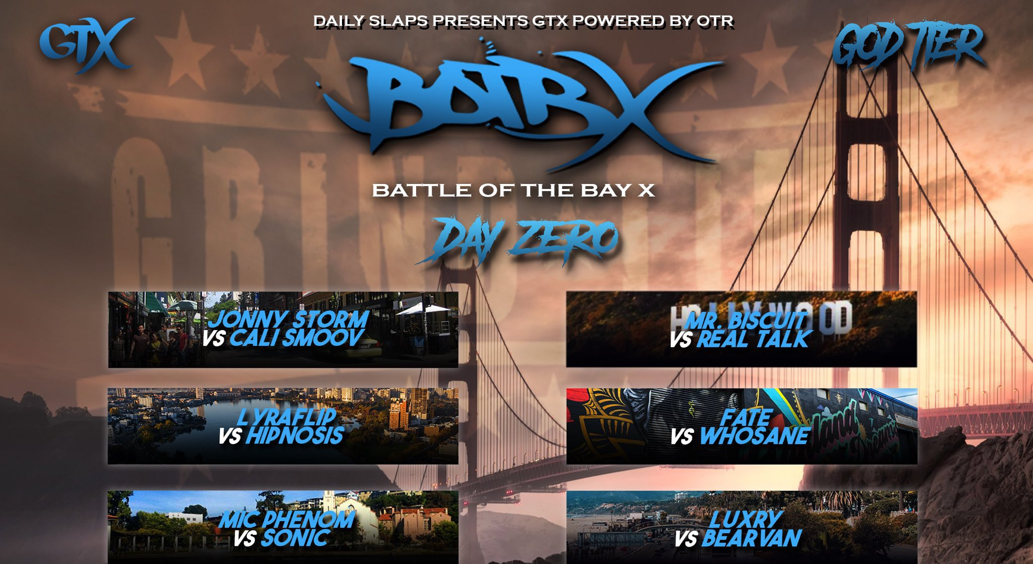 "Day Zero" Battles Announced for GTX's BOTBX | VerseTracker