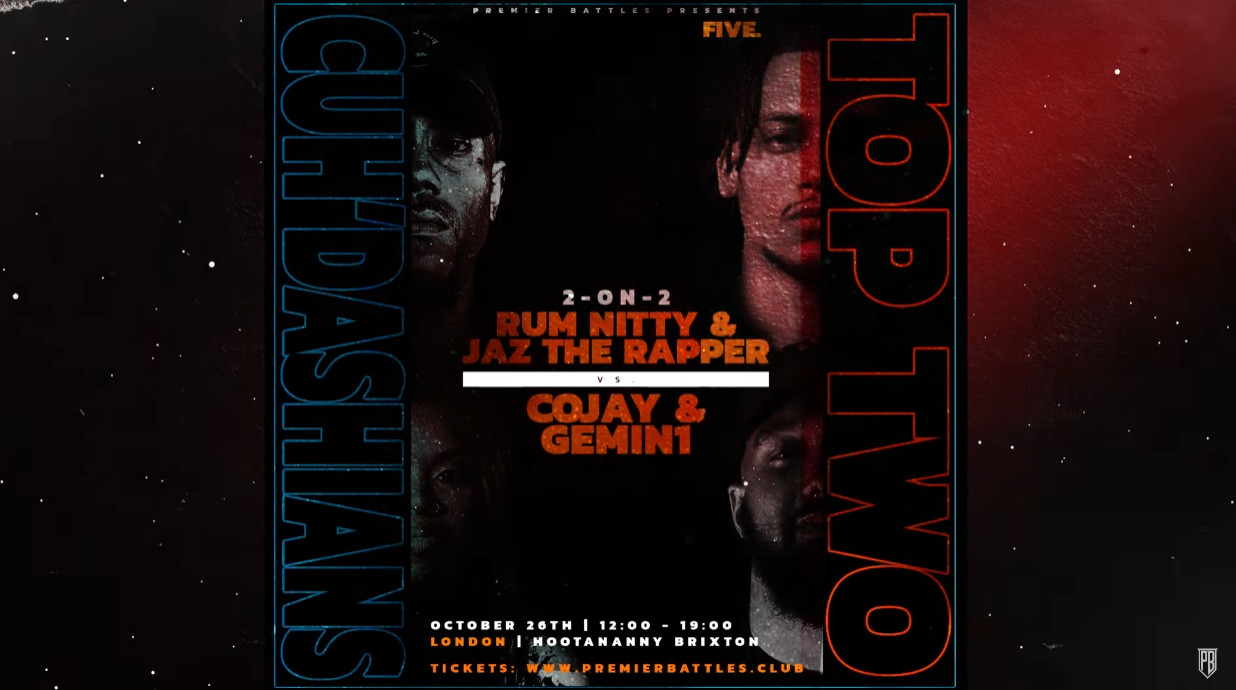 Rum Nitty & Jaz the Rapper vs. Cojay & Gemin1 Announced for Premier ...