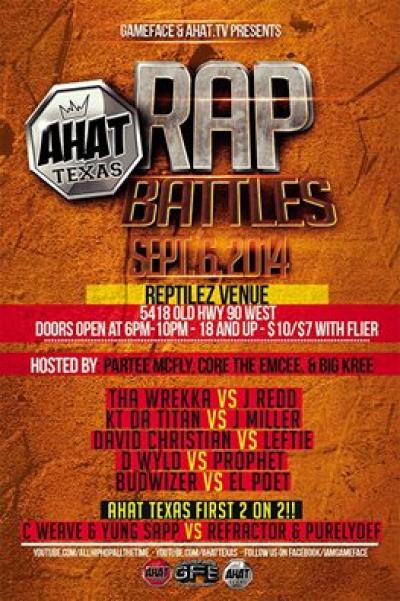 AHAT Texas | All Rap Battles | VerseTracker